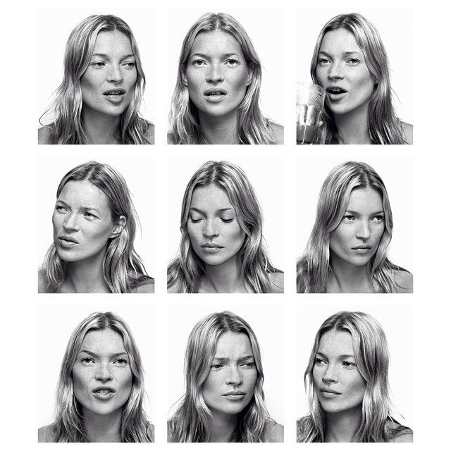 Kate Moss aparece de cara limpa em rede social de revista – Vírgula