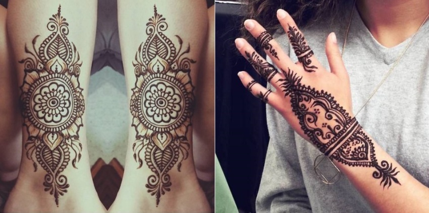 Tá pensando em tatuar? Inspire-se com esses desenhos incríveis de henna ...